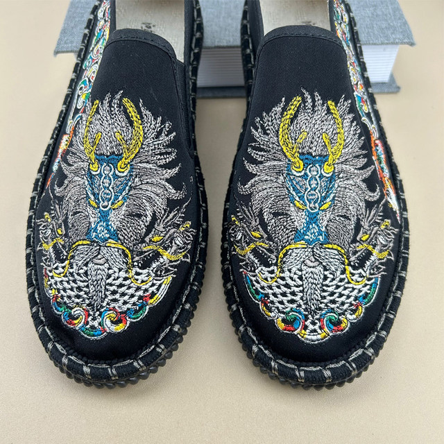 Old Beijing cloth shoes casual Korean version internet celebrity Xishan ...
