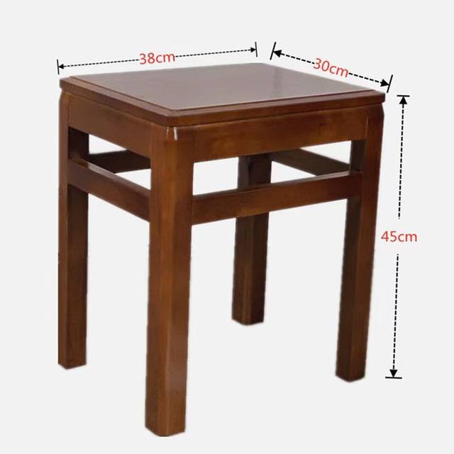 Antique square stool solid wood stool Nakura wooden bench catering ...