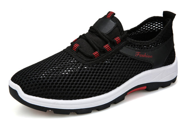 New summer breathable mesh shoes for men's sandals old Beijing cloth ...