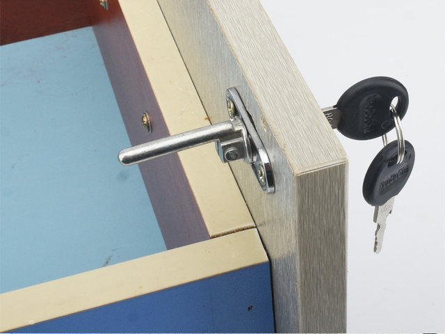 Desk lock, drawer lock, one lock, three household side wooden cabinet ...