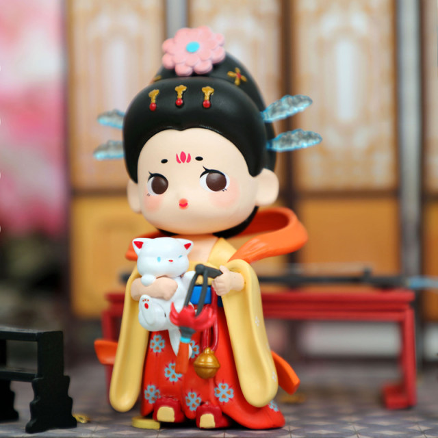 National trend blind box figure cute ancient style princess Tang ...
