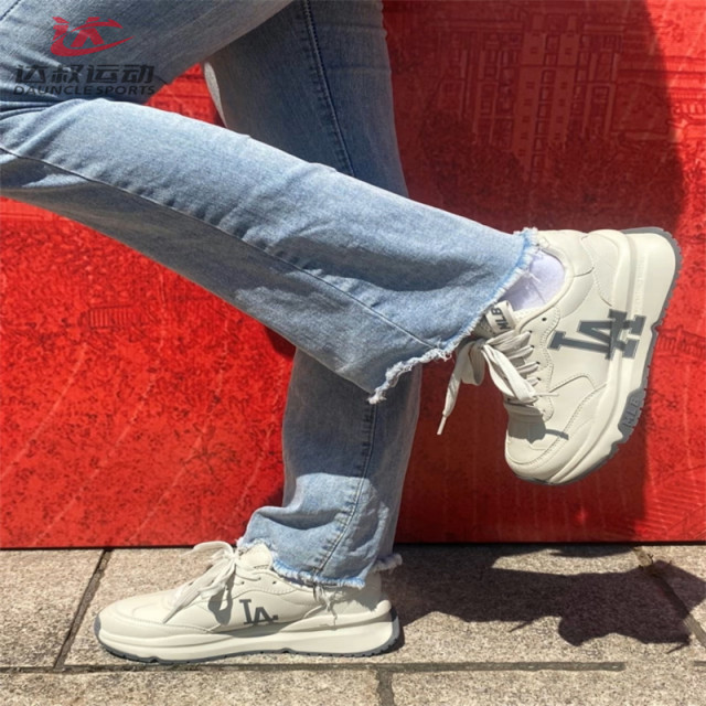 MLB couple daddy shoes men and women NY big standard retro lightweight ...