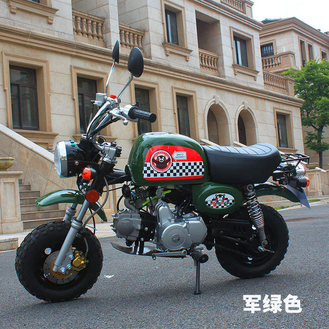 Monkey Mini Motorcycle Retro Small Off-Road Adult Four-Stroke Gasoline ...