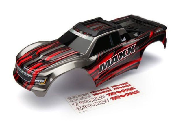 TRAXXAS car body spray finished product multi-color with stickers ...