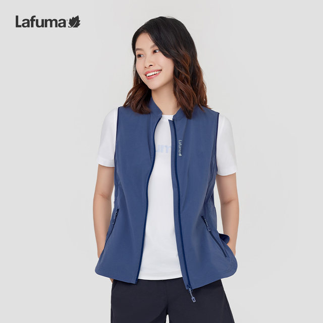 LAFUMA Outdoor Sunscreen UPF50+ Vest Stand Collar Stowable Vest Women's ...
