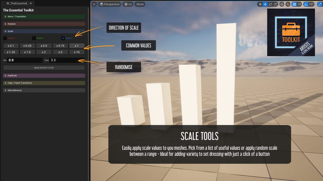 UE5 Unreal 5 Essential Toolkit for Art / Level Design level design