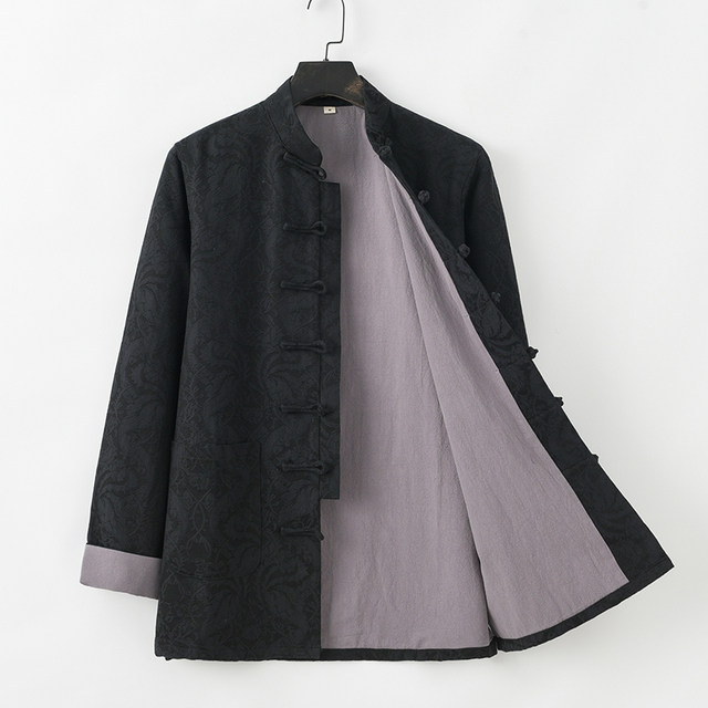 Spring and autumn retro jacket jacket Chinese style casual men's ...