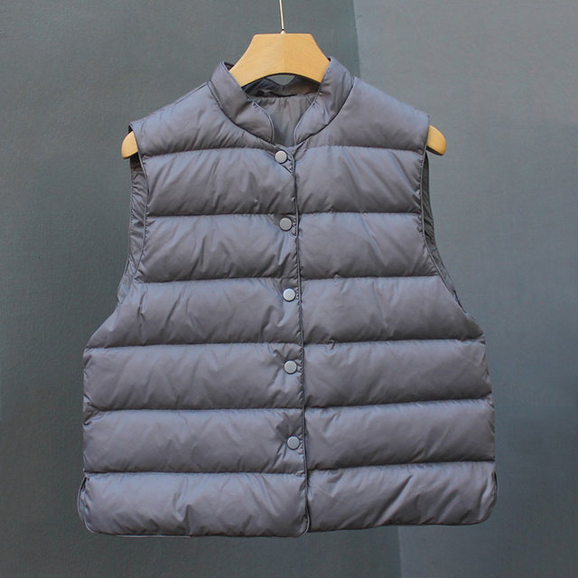 Short Down Vest Women's 2024 Autumn and Winter New Down Jacket High-end ...