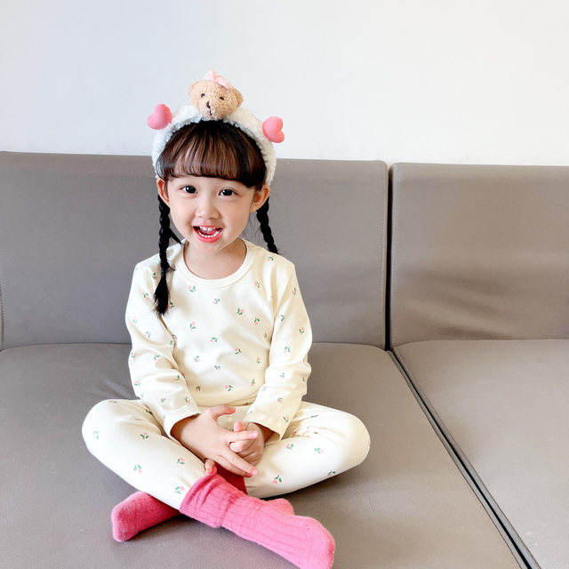 Thickened autumn and winter pure cotton wool pull-frame men's and women ...