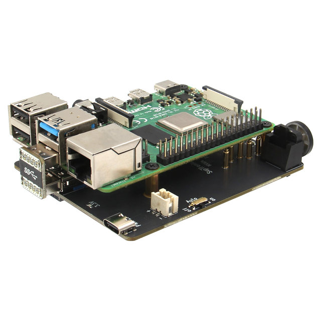 Raspberry Pi 4 M.2 NVME SSD ultra-thin NAS storage expansion board ...