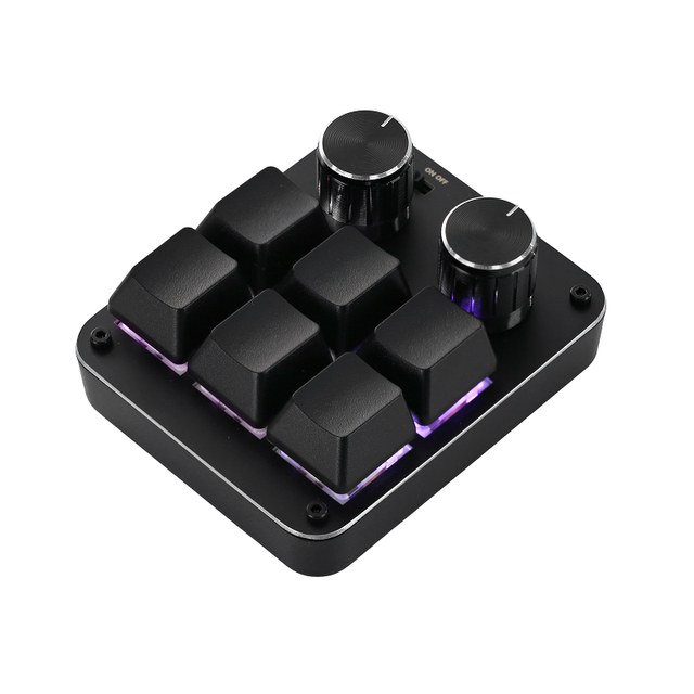Six -key dual knob nine -key mechanical custom keyboard proCreate ...