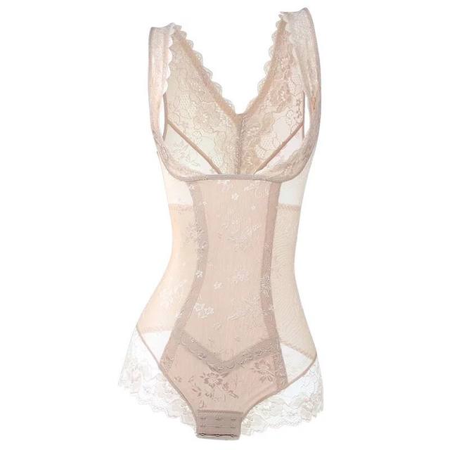 Seamless tummy tuck, waist and hip lifting body shaping bodysuit for ...