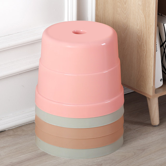 Thickened plastic small stool for household coffee table low stool for ...