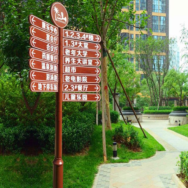 Guide signs for outdoor vertical park scenic area signs for road signs ...