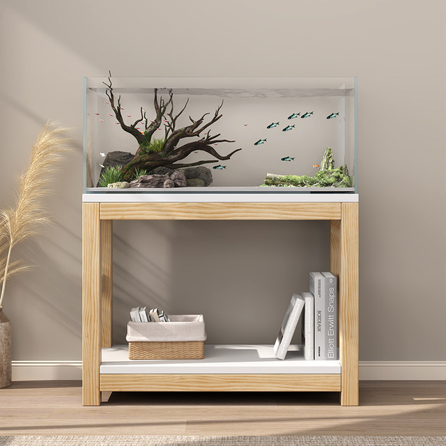 Fish tank rack solid wood fish tank rack special rack household stream ...