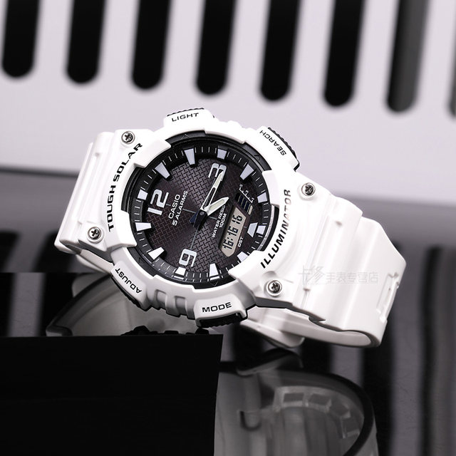 Casio CASIO watch male student Oreo solar sports waterproof electronic ...