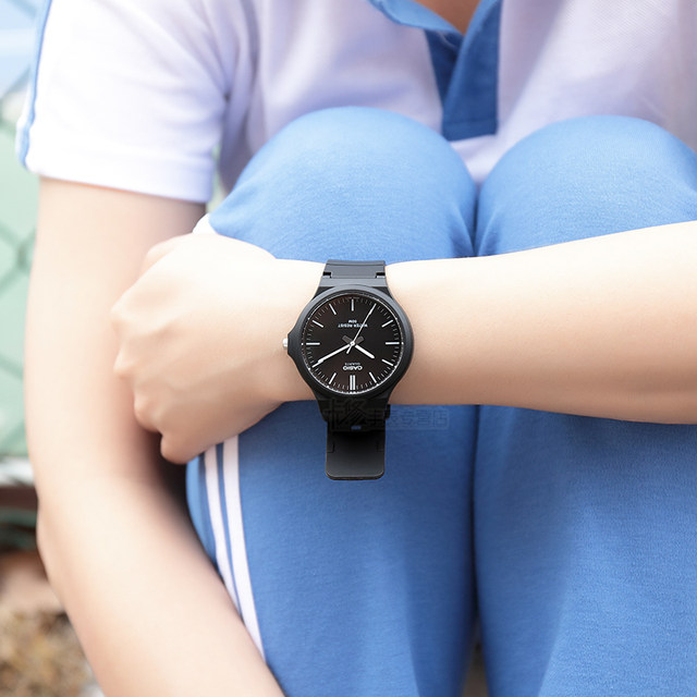 Fashion watch men's CASIO Casio small black watch simple Internet ...