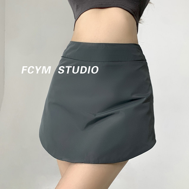 Windmill and Spear Pure style sports short skirt ruffled skirt women's ...
