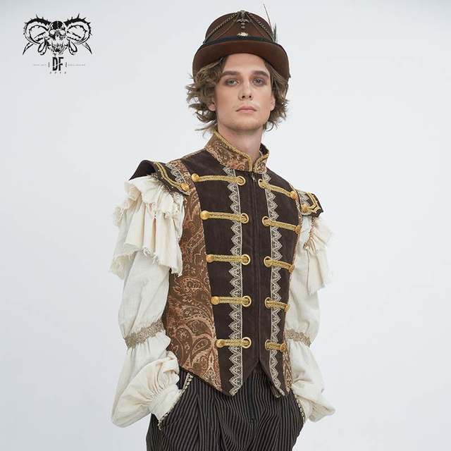 Devil Fashion Demon Fashion Men's Gothic Dark Palace Wind Kainea Retro ...