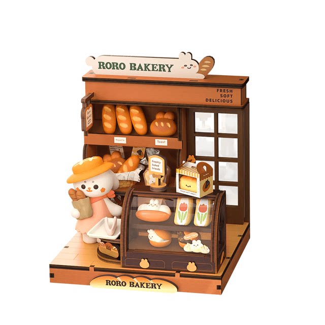 If you come to Ruan Ruan Shi to play with a miniature scene coffee ...