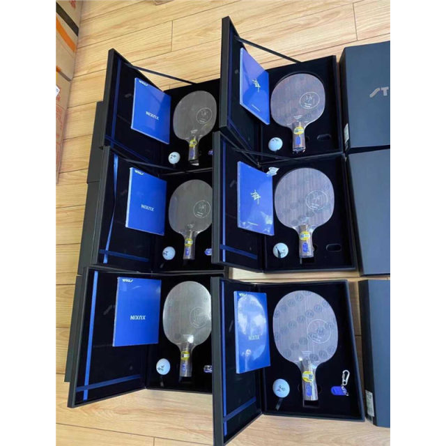 Spot limited edition STIGA blue label Xu Xin gold label blue carbon ...