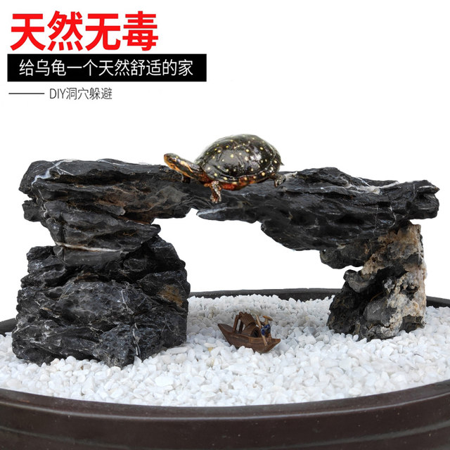 Purmuring green dragon stone fish tank landscaping stone natural stream ...