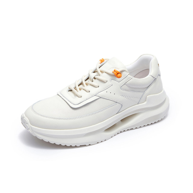 Laersdan's new casual solid color low-cut comfortable lace-up sports ...