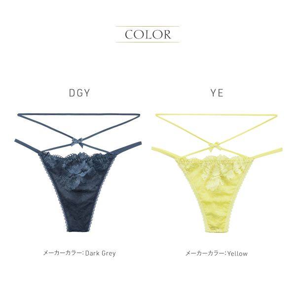 ANNEBRA Panties Feminine Transparent Lace Retro Hot Thin Strap Low Waist Thin T-Pants Mixing