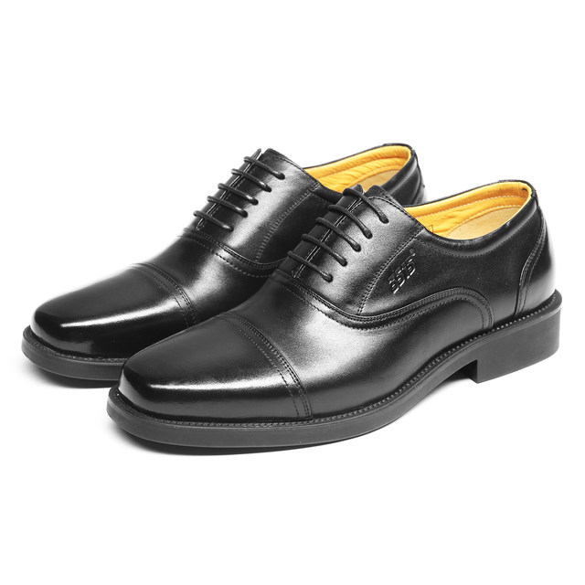 Strongman 3515 classic three-joint leather shoes for men's genuine ...