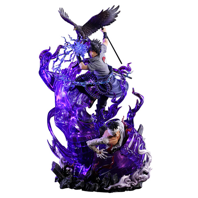Naruto Burning Wind GK Uchiha Sasuke VS Danzo Figure Statue Two ...