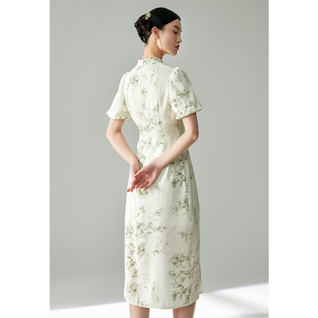 MOFAN light luxury high-end Chinese style cheongsam skirt summer ...