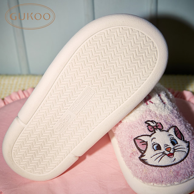Gukoo/Fruit Shell Slippers Women's Winter Mary Cat Co-branded New Style ...