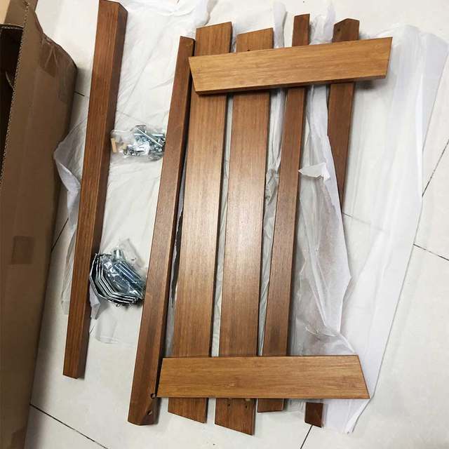 Solid wood book table dining table leg handling IKEA table bracket ...