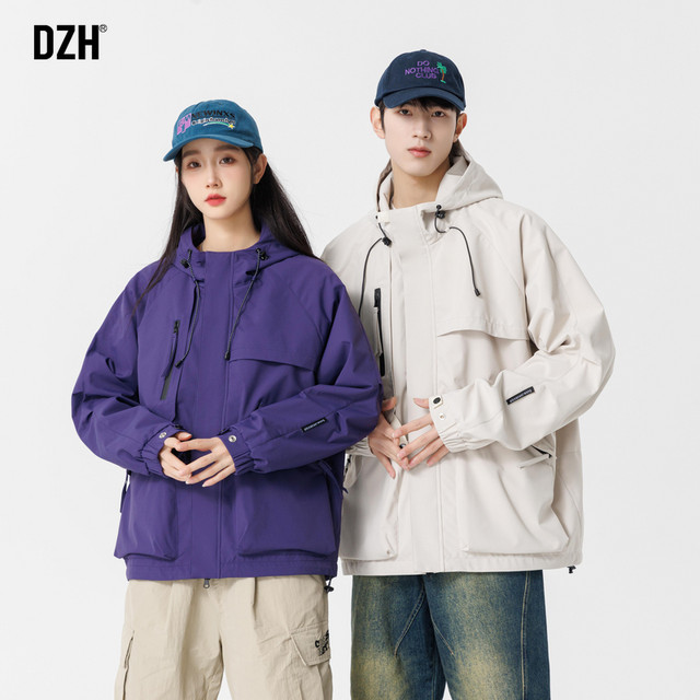 Couple jacket winter plus velvet thickened jacket men's autumn and ...