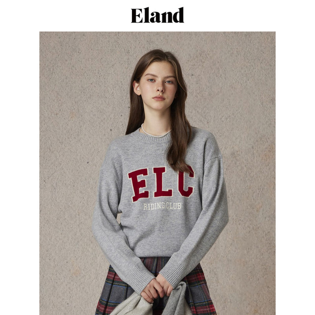 Eland clothes and love sweater women's college style warm top