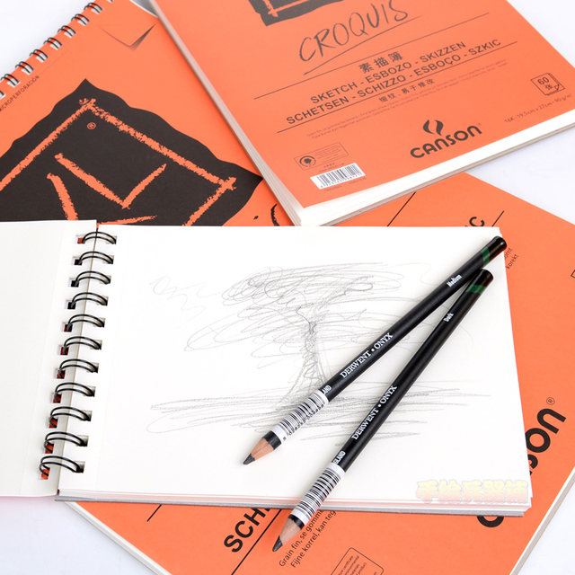 French imported Canson XL series thickened sketchbook coil sketchbook ...
