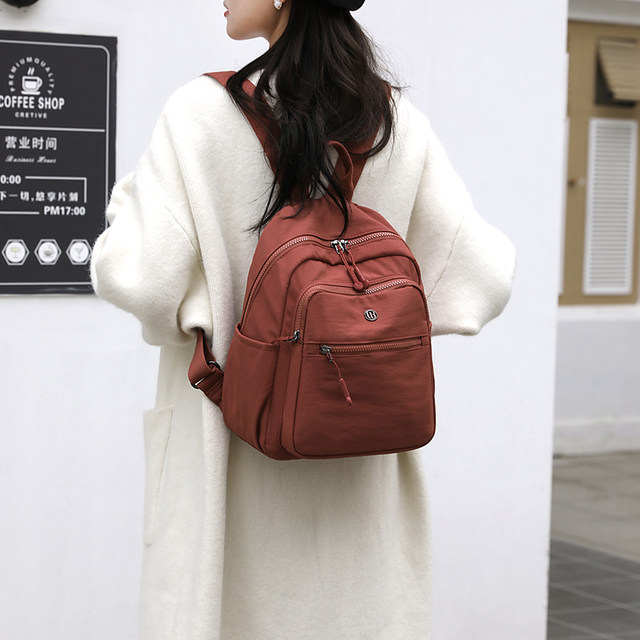 Oxford cloth backpack women's new style simple, lightweight and ...