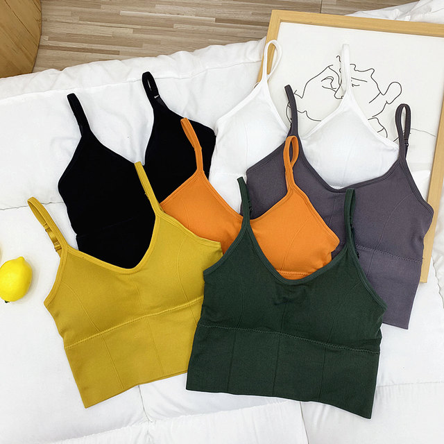 Beautiful back camisole women's outer wear 2021 spring new adjustable ...