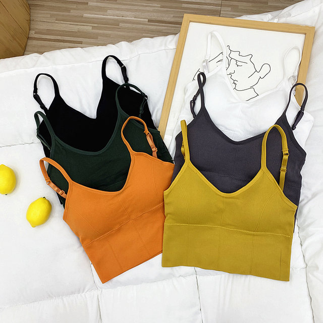 Beautiful back camisole women's outer wear 2021 spring new adjustable ...