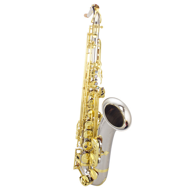 Taishan tenor saxophone instrument in B flat TSTS-1000 white brass wind ...