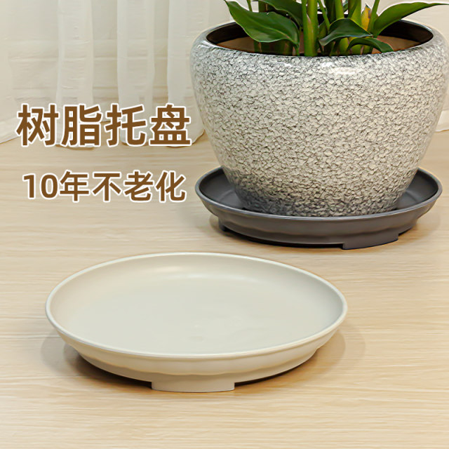 Thickened flower pot tray base resin plastic chassis multi -meat ...