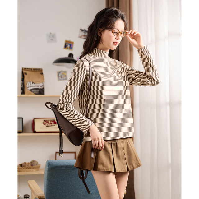 Tang Shi inside the bottom shirt female 2024 new spring and autumn ...