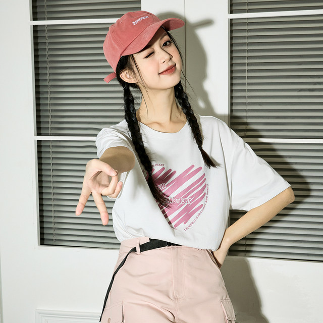 Tang Shi Short Sleeve T-shirt for Women Loose 2025 Summer New Design ...