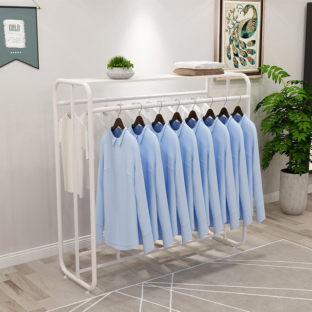 Floor-standing island rack gold display rack for men's and women's ...