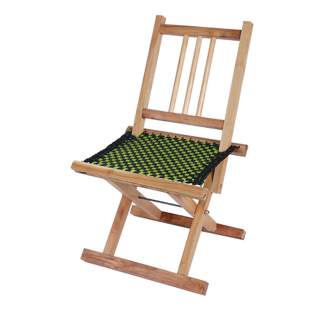 Soybean wood solid wood backrest stud folding stool chair plus high ...