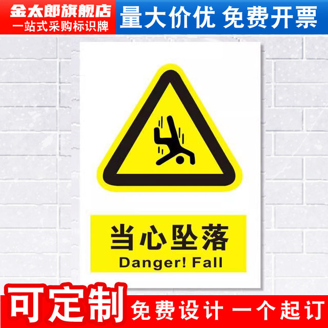 Beware of Falling Signs Beware of Falling Construction Building Fire ...