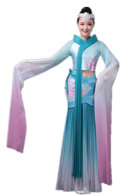 Classical water sleeve performance costume original version of picking ...