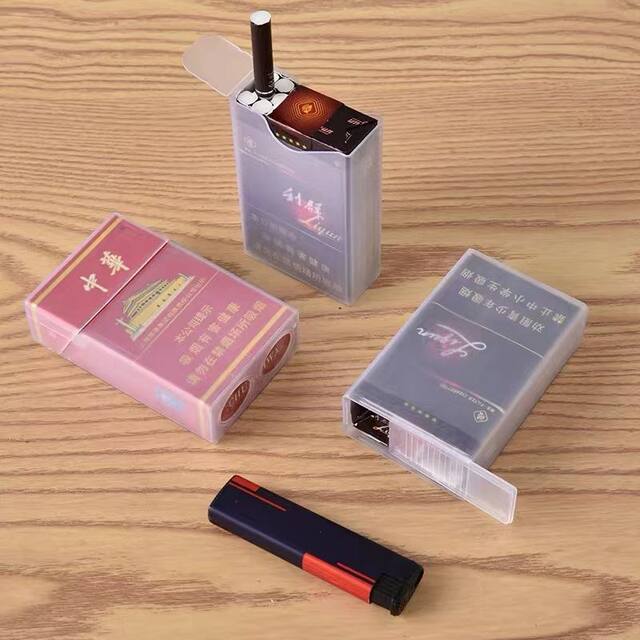 Cigarette case set for men, portable thickened and pressure-resistant ...