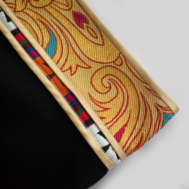 Tibetan traditional Tibetan dress photo dance performance clothes pot ...