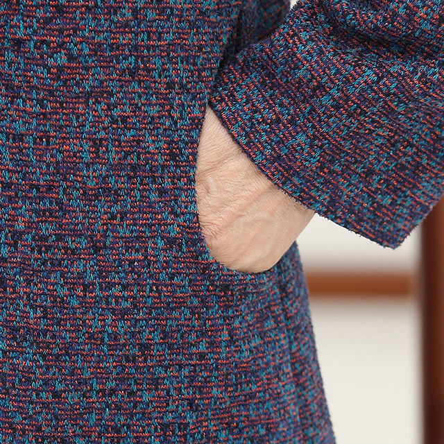 Elderly autumn dress female grandma jacket 60 -year -old 70 elderly ...